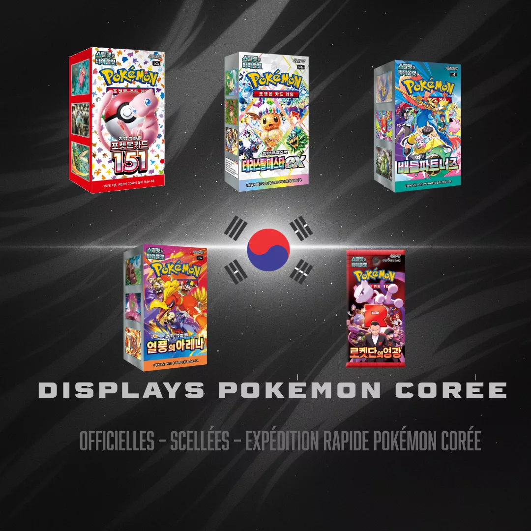 Display Pokémon Coréen – Produits Officiels et Scellés - Pokeseoul
